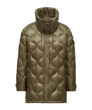 Moncler Lombi Hooded Mid Length Down Jacket