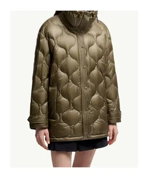 Moncler Lombi Hooded Mid Length Down Jacket