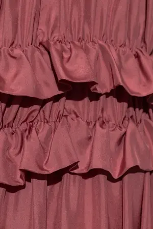 Chloé Ruffled Halterneck Maxi Dress