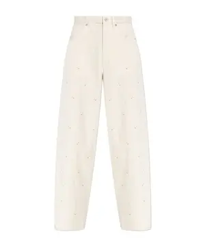 Marni Logo Patch Wide-leg Jeans