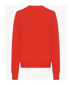 THE ROW Haius V-neck Fine Knit Sweater