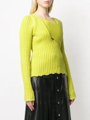 Bottega Veneta Ribbed Knitted Jumper