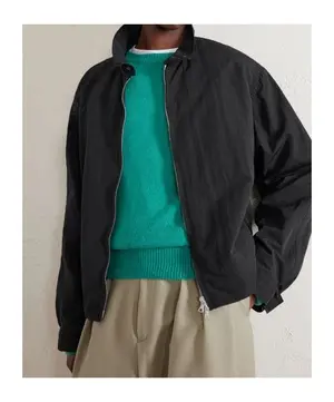 Dries Van Noten Zip-up Stand Collar Jacket - Black