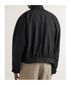 Dries Van Noten Zip-up Stand Collar Jacket - Black