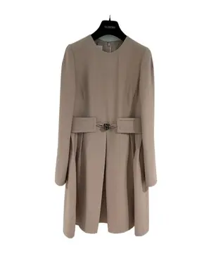 Valentino Garavani Round Neck Long Sleeve Dress