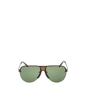 TOD'S Aviator Rimmed Sunglasses - Brown