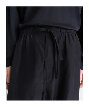 LEMAIRE Relaxed Fit Pyjama Pants With Drawstring - Black