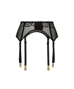 Dolce & Gabbana Logo Plaque Lace Garters
