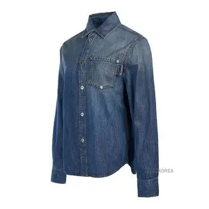 Bottega Veneta Light Washed Denim Shirt