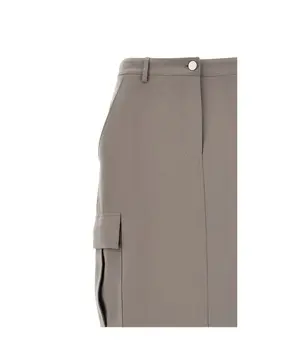 Theory Relaxed Cargo Skirt - Gray