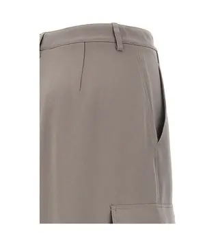 Theory Relaxed Cargo Skirt - Gray