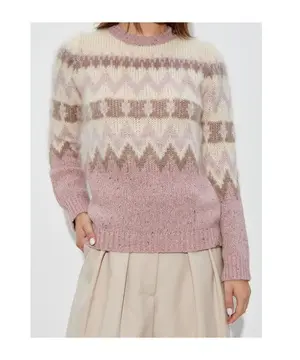 Woolrich Pattern Intarsia-knit Crewneck Jumper