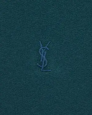 Saint Laurent Cassandre Crewneck Sweatshirt - Blue