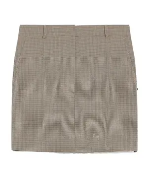 Sportmax Houndstooth Mini Skirt - Cake