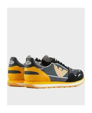 Emporio Armani Logo Sneakers - Black
