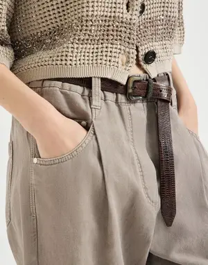 Brunello Cucinelli Straight-leg Trousers With Elasticated Waist