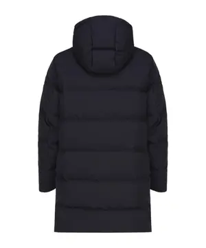 FAY Quilted Parka Coat With Hood