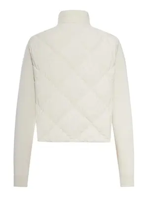 Moncler Quilted Knitted Jacket
