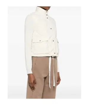 Moncler Quilted Knitted Jacket