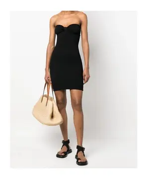 REINA OLGA Strapless Fitted Mini Dress