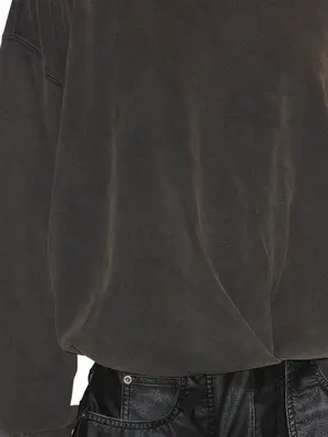 Isabel Marant Étoile Crewneck Sweatshirt With Embroidered Logo And Pleated Detail