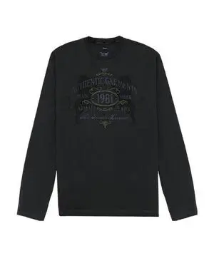 Emporio Armani Printed Long-sleeved T-shirt