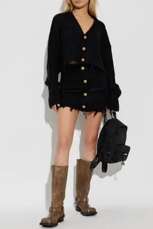 Vetements Distressed Button-up Cardigan