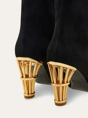 FERRAGAMO Cage Heel Boots