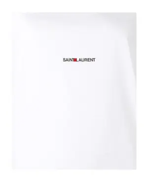 Saint Laurent Logo Print Crewneck T-shirt