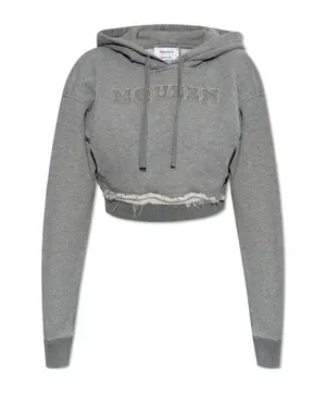 Alexander Mcqueen Trimmed Sweatshirts Hoodies For Women