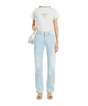 MAISON MARGIELA Straight-leg Handpainted Jeans