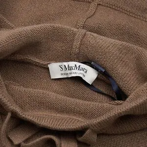 Max Mara Logo Embellished Knitted Hoodie