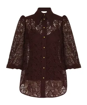 Zimmermann Illustration Lace Blouse