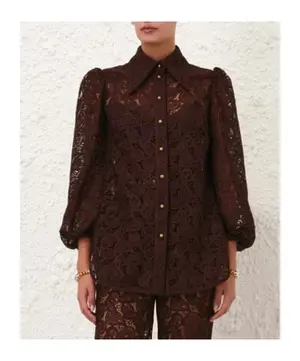 Zimmermann Illustration Lace Blouse