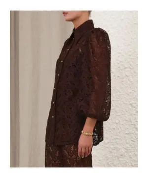 Zimmermann Illustration Lace Blouse
