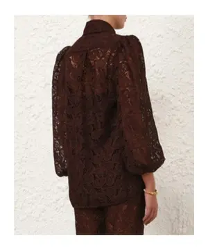 Zimmermann Illustration Lace Blouse