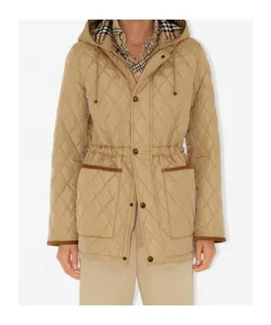 Burberry Devon Quilted Drawstring Hooded Parka