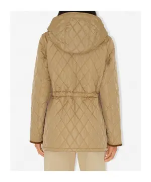 Burberry Devon Quilted Drawstring Hooded Parka