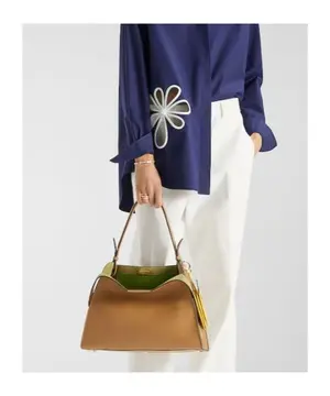 Fendi Way Medium Tote Bag - Light Brown