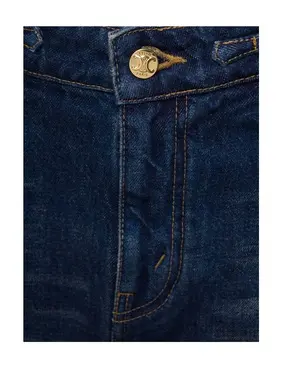 Celine Mini Skirt In Dark Union Wash Denim