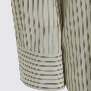 THE ROW Striped Button-up Shirt