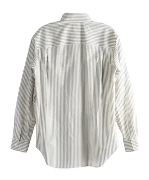 THE ROW Striped Button-up Shirt - White