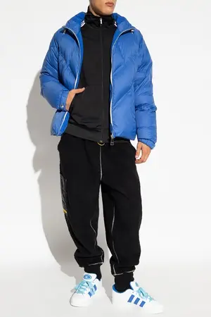 Khrisjoy Quilted Hooded Jacket - Blue