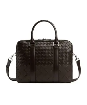 Bottega Veneta Bottega Veneta Intrecciato Slim Briefcase Fondant