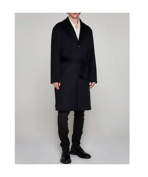 LARDINI Single Breasted Belted Coat