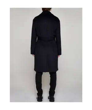LARDINI Single Breasted Belted Coat