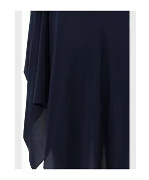 GIANLUCA CAPANNOLO Cape Design Satin Blouse