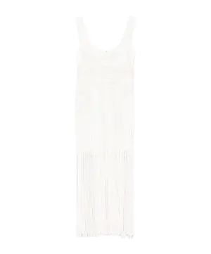 Simkhai Fringed Midi Skirt