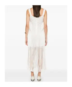 Simkhai Fringed Midi Skirt