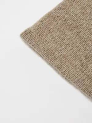 Max Mara Full-finger Knitted Long Gloves - Brown